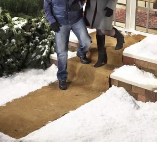 Extra Wide NO Slip ICE and Snow Carpet (10 FEET Long X 30 INCHES Wide) by JUMBL