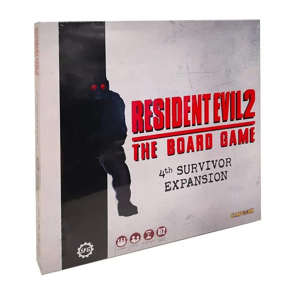 Resident Evil 2 The Board Game Bundle: Base Game, 4th Survivor and B-Files Expansions (3 Items)