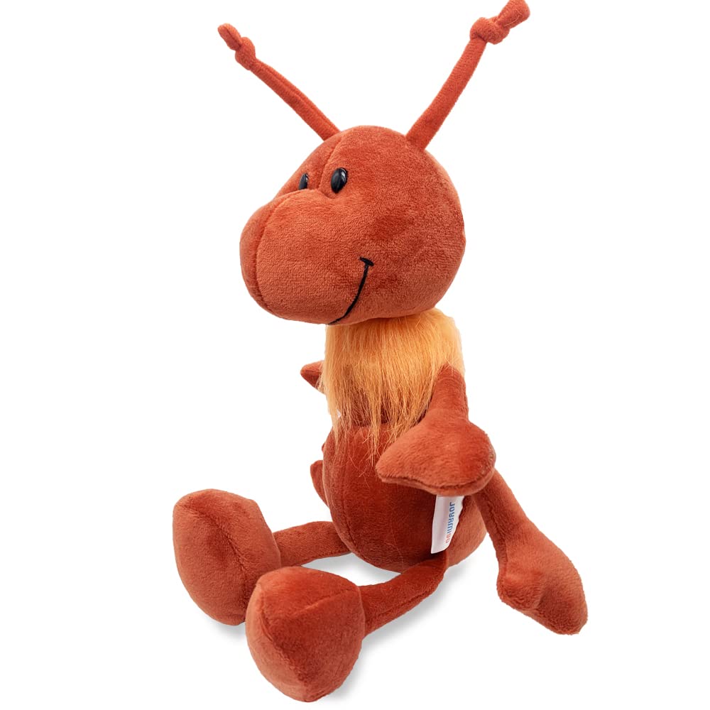 JoyAmigo Ant Plush Stuffed Animal Insect Toy, Soft Ant Bug Plushies, Best Gift for Kids Birthday Party Costume Ants Go Marching Nursery Decoration Bugs Mother's Day Present