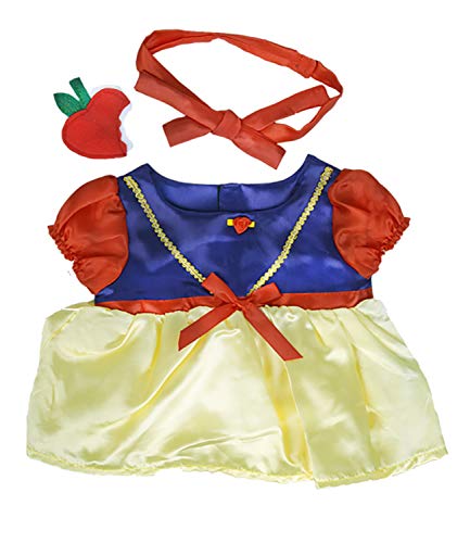 Fairy Tale Princess Dress Teddy Bear Clothes Outfit Fits Most 14" - 18" Build-a-bear and Make Your Own Stuffed Animals