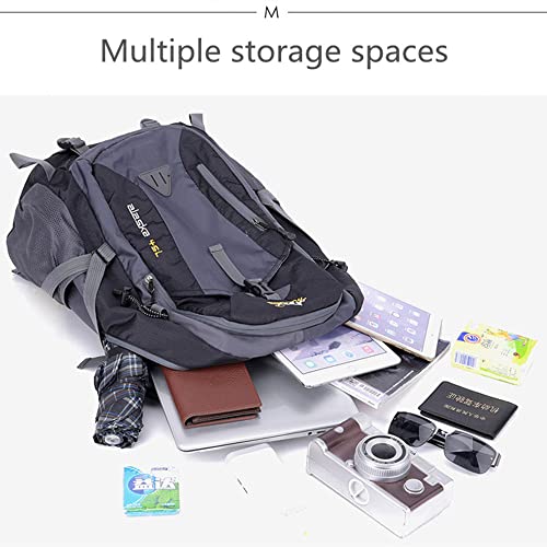 Backpack Men's USB Charging Travel bag Outdoor Large-capacity Sports Backpack Men's And Women's Waterproof Mountaineering Bag (Green)