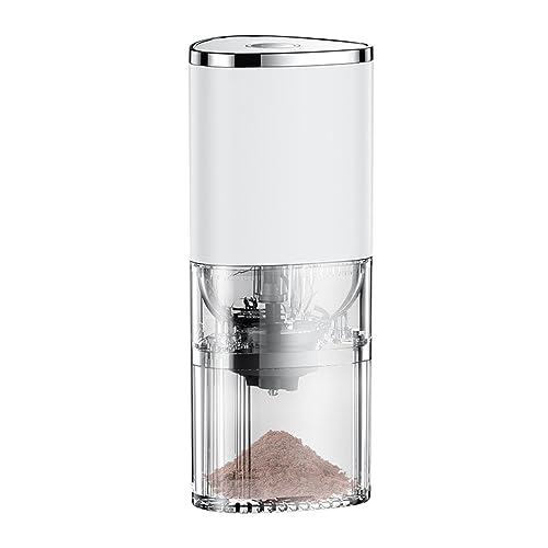 Coffee Bean Grinder, Electric Coffee Grinder, 304 Stainless Steel Spice Grinder Mill, Household Small Grinder, 1 Touch Operation Automatic Burr Coffee Grinder, Adjustable Grind Settings for 15-20 Cup