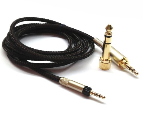 NewFantasia Replacement Audio Upgrade Cable for Sennheiser HD598 / HD558 / HD518 / HD598 Cs / HD599 / HD569 / HD579 Headphones 1.2m/4feet