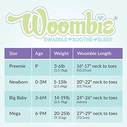 Woombie Air Nursery Swaddling Blanket - for Babies Up to 6 Months - Vented (Freebird, 14-19 lbs)