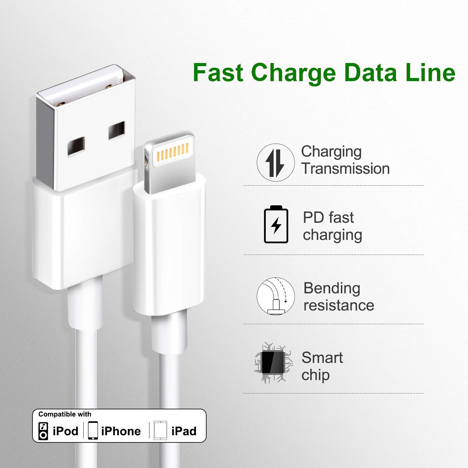 Atill iPhone Charger 3Pack 9FT Lightning Cable Extra Long iPhone Charger Cable Charging Cable Cord Compatible iPhone 13/12/12Pro/12ProMax/11/11Pro/11Pro MAX/XS/XS MAX/XR/X/8/8Plus/7/7Plus and More