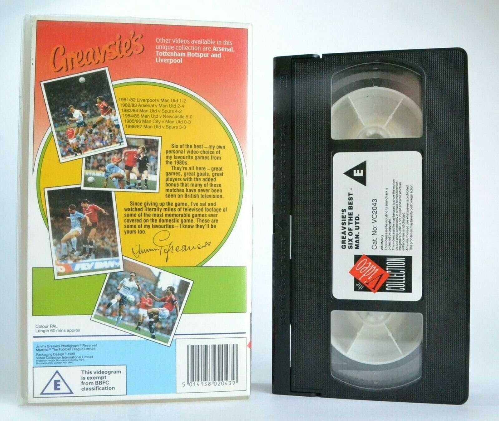 Manchester United : Six Of The Best From The 80s [VHS]