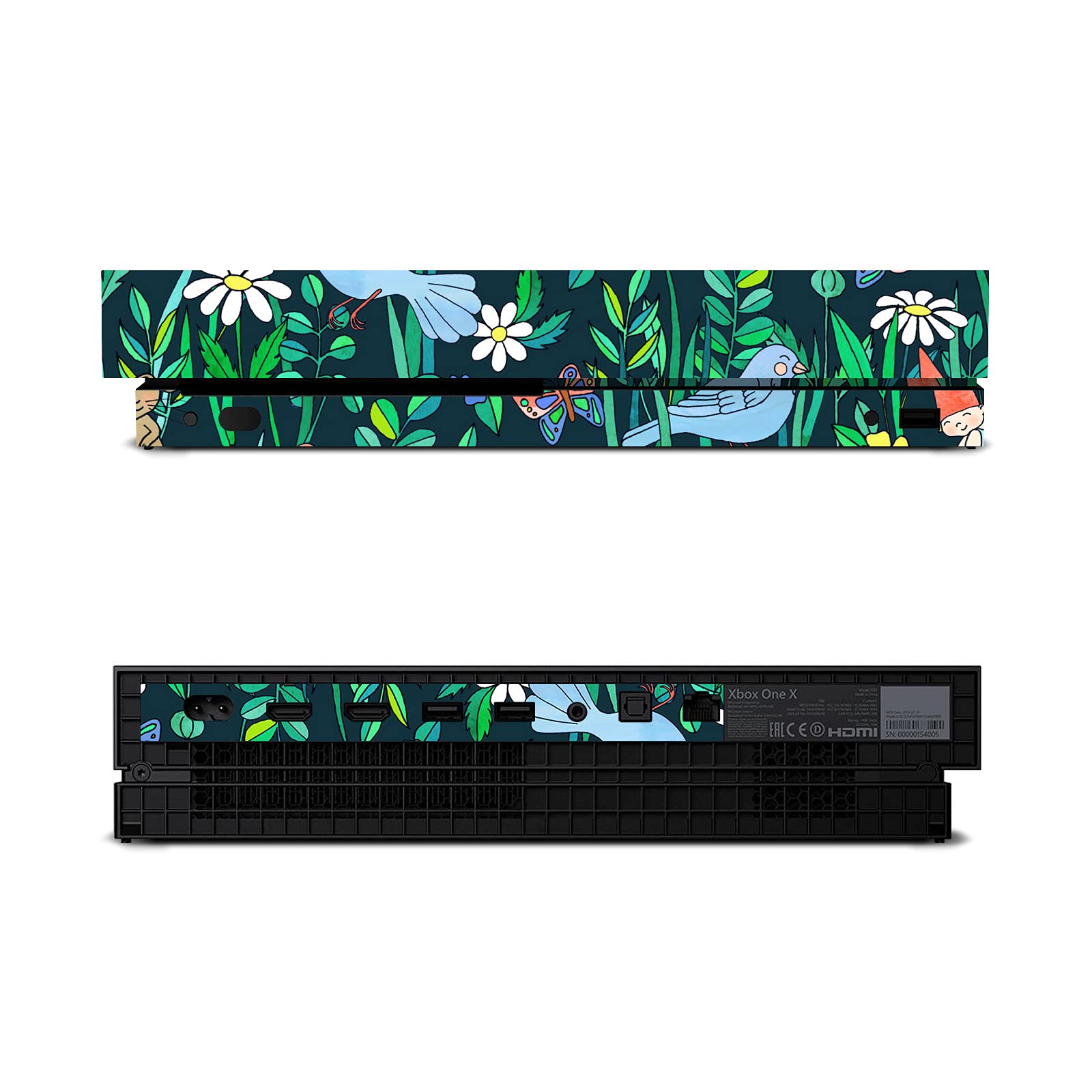 Head Case Designs Officially Licensed Micklyn Le Feuvre Gnome Family Love Art Mix Vinyl Sticker Gaming Skin Decal Cover Compatible With Xbox One X Console