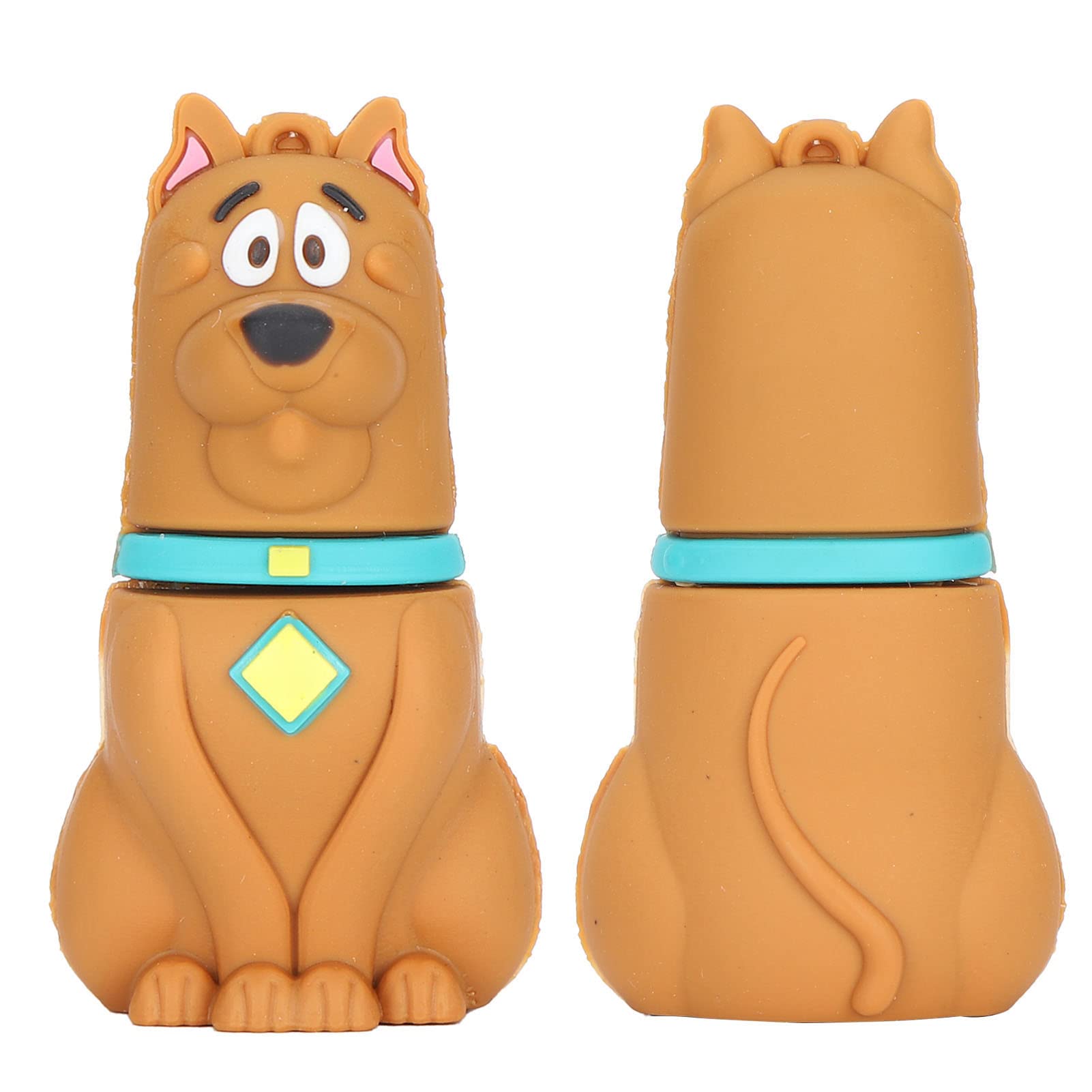 Cartoon Animal Dog USB Flash Drive, High Speed USB 2.0 Memory Thumb Stick U Disk Zip Drive Thumb Drive for School Kids and Students(128GB)