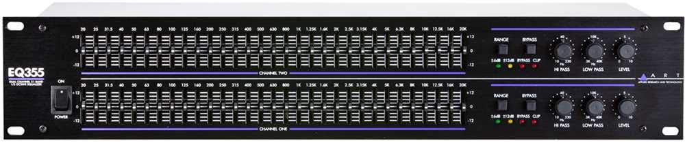 ART EQ355 Dual Channel 31-Band Equalizer
