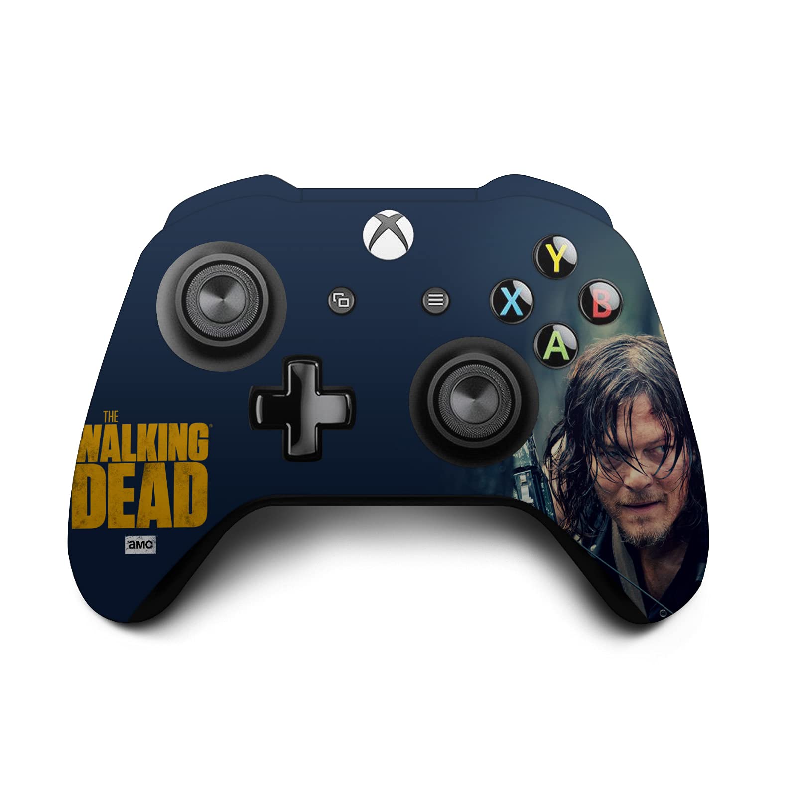 Head Case Designs Officially Licensed AMC The Walking Dead Daryl Lurk Daryl Dixon Graphics Vinyl Sticker Gaming Skin Decal Cover Compatible With Xbox One S Console and Controller Bundle