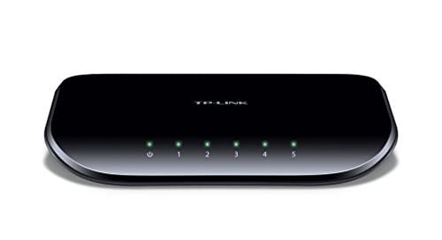 TP-LINK TL-SG1005D 10/100/1000Mbps 5-Port Gigabit Desktop Switch, 10Gbps Capacity(Renewed).