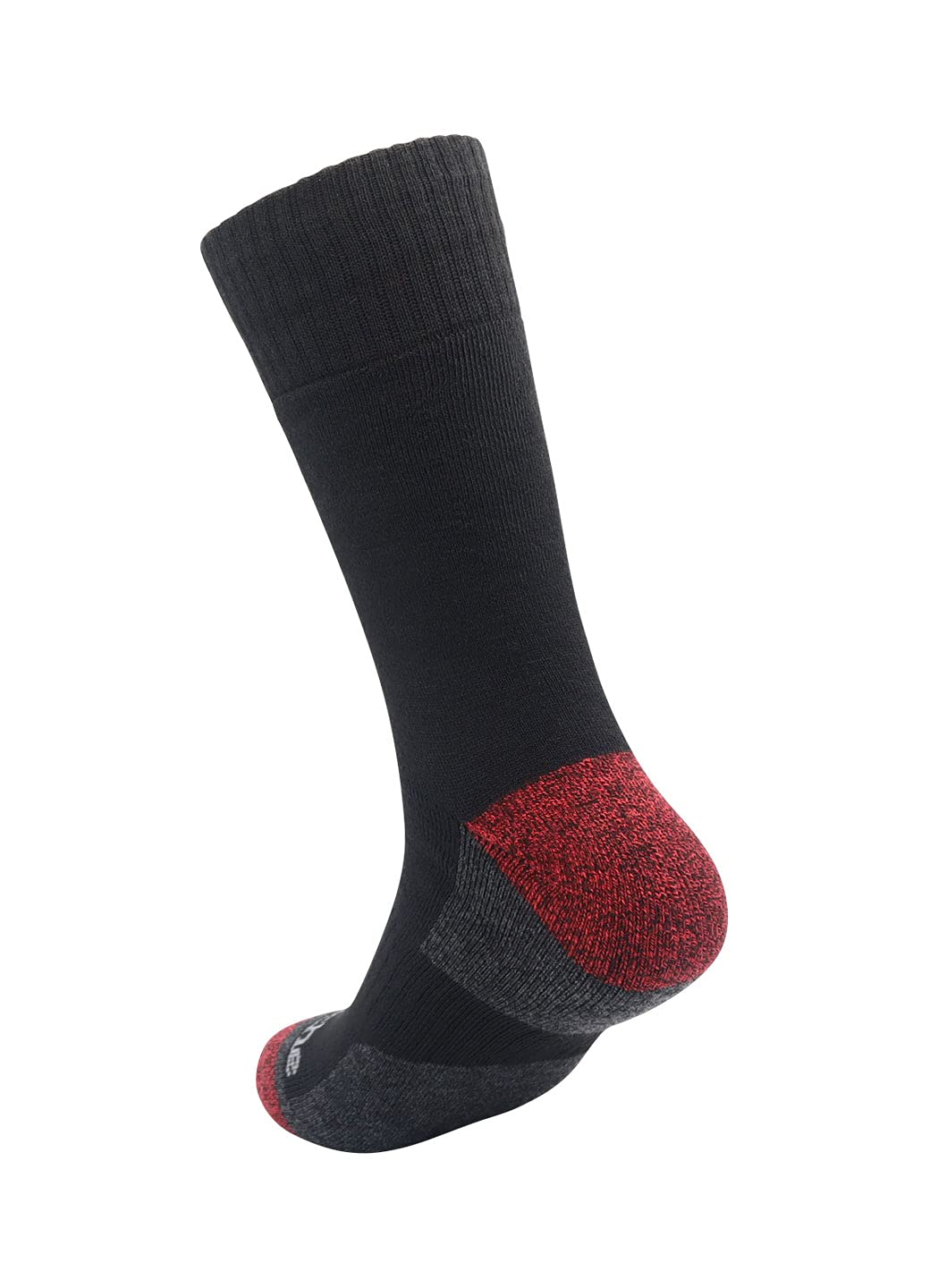 Avalanche Men's Outdoor Crew Socks Multipack, Everyday Breathable Cushioned Arch Support Crew Socks 6-Pack
