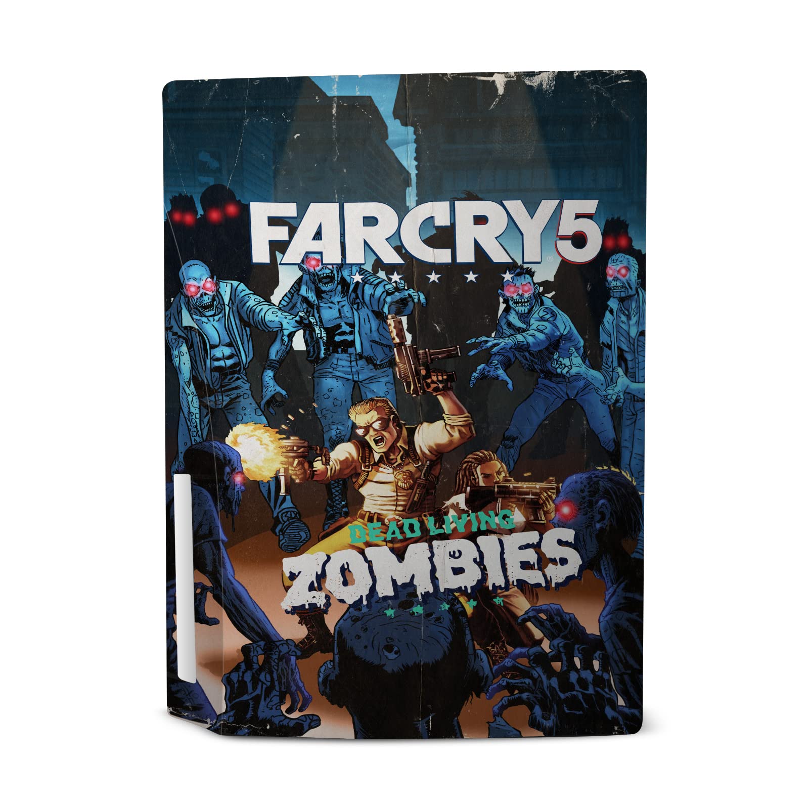 Head Case Designs Officially Licensed Far Cry Dead Living Zombies Arte Clave Vinyl Faceplate Gaming Skin Decal Compatible With Sony PlayStation 5 PS5 Disc Edition Console & DualSense Controller