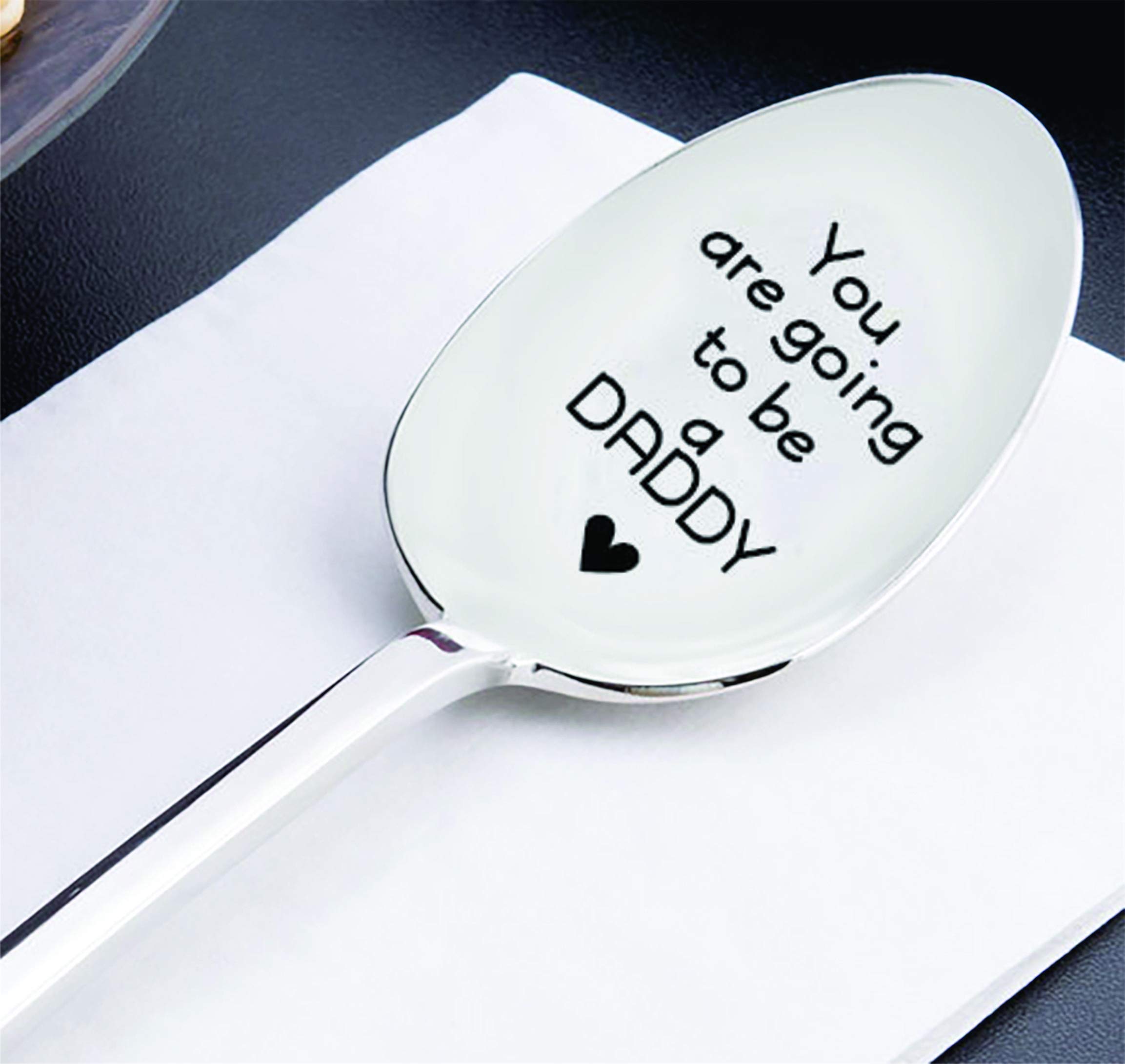 You're Going To Be A Daddy Spoon- Pregnancy Reveal Spoon- Fun Announcement Ideas-Husband Gift Idea-Dads Gift