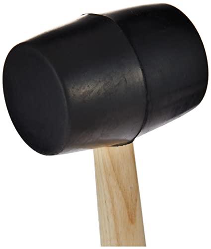 Coghlans, Rubber Mallet (9460), Alloy Steel, Black