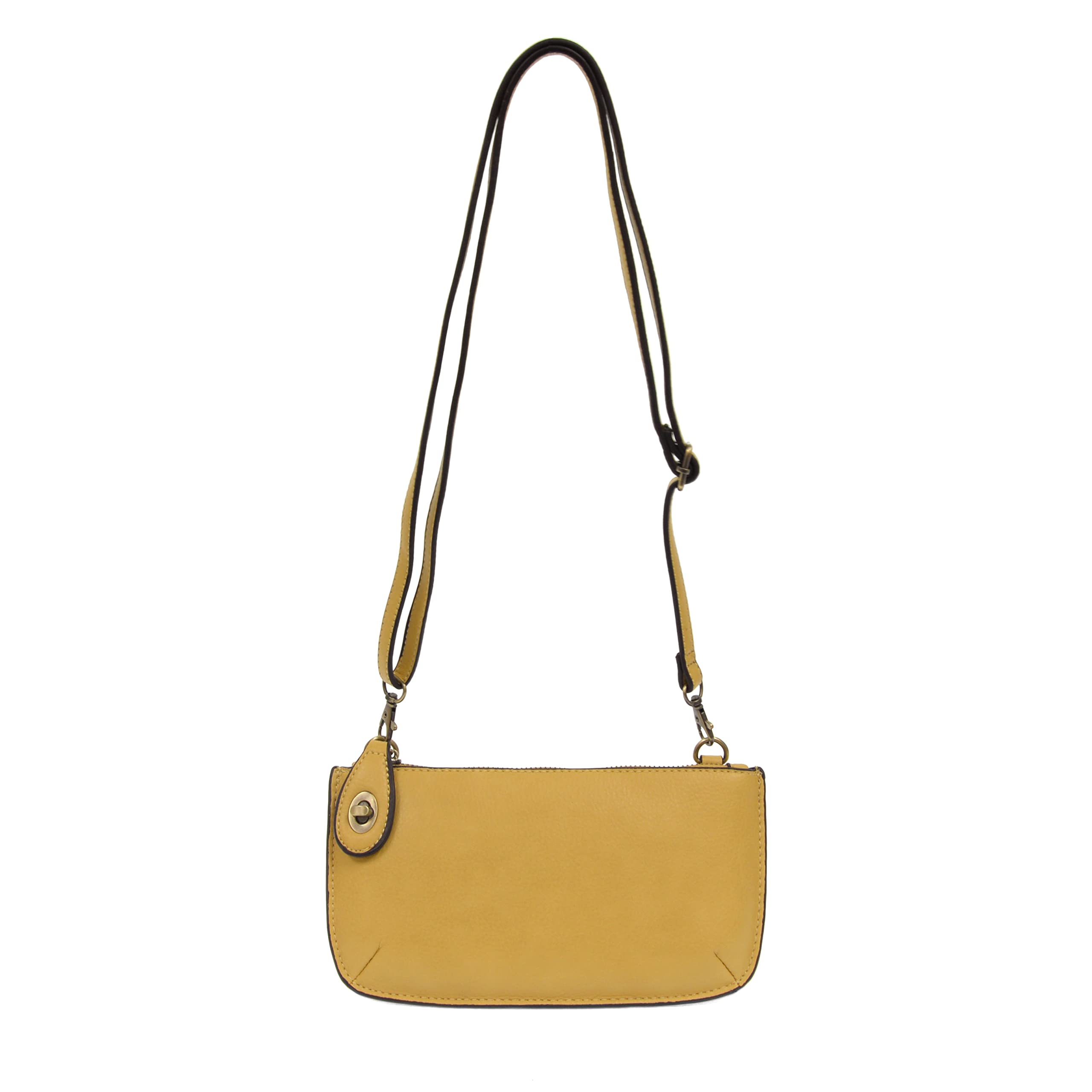 Joy Susan Women's Fashion Purse Mini Crossbody Wristlet Clutch Handbag - Butter