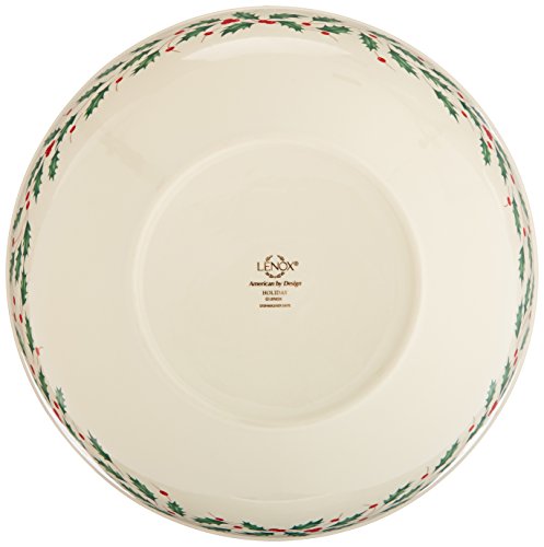 Lenox Holiday Large Bowl Red & Green, 3.95 LB
