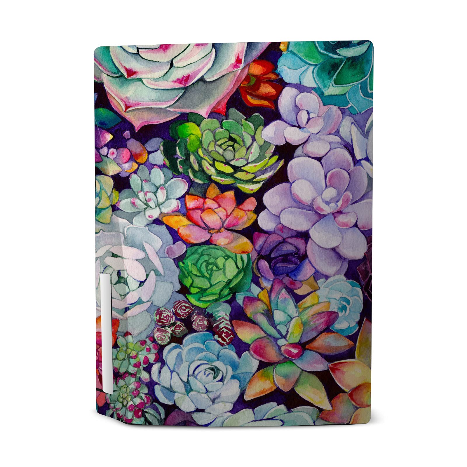 Head Case Designs Officially Licensed Mai Autumn Succulent Art Mix Vinyl Faceplate Sticker Gaming Skin Decal Cover Compatible With Sony PlayStation 5 PS5 Disc Edition Console