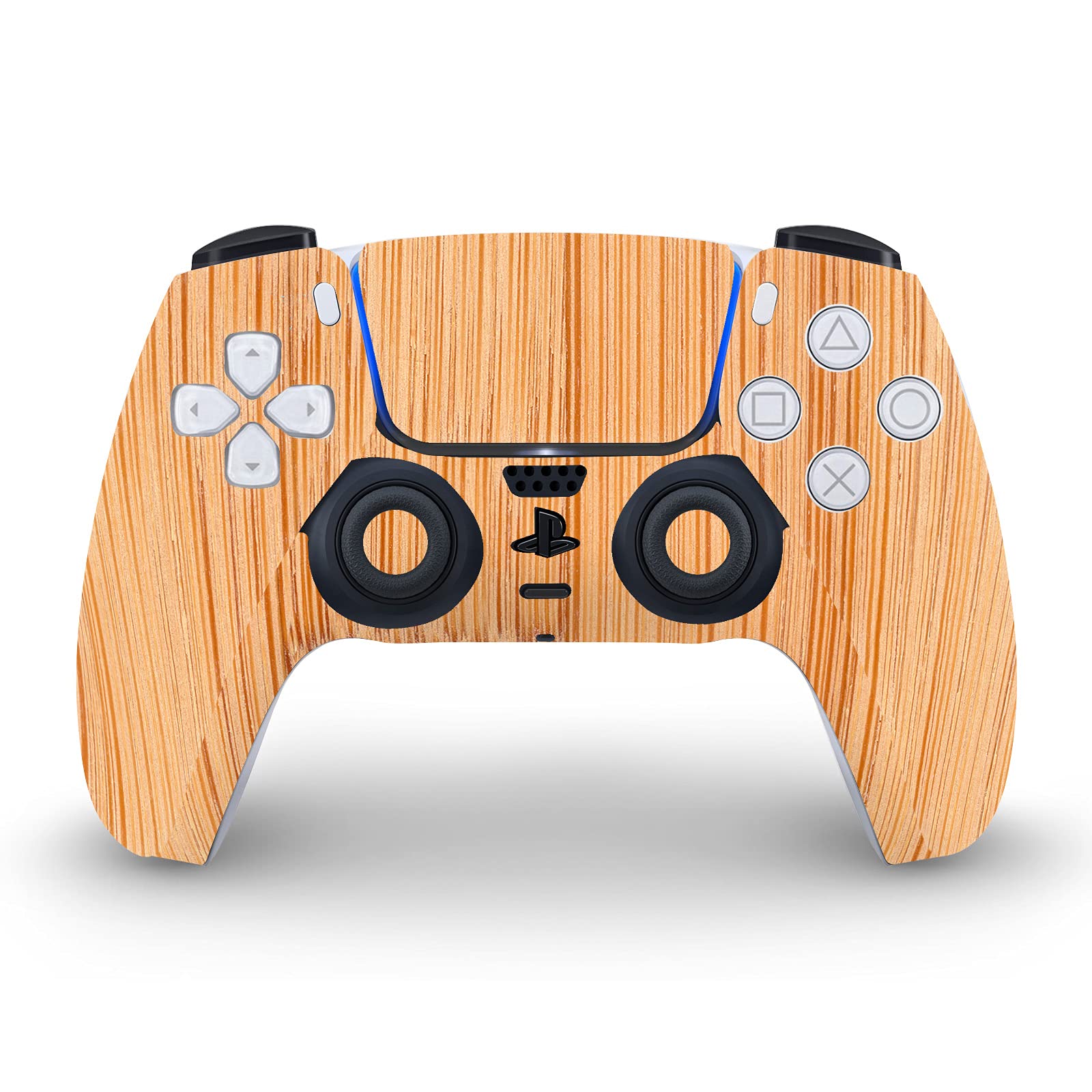 Head Case Designs Officially Licensed PLdesign Light Brown Bamboo Art Mix Vinyl Faceplate Sticker Gaming Skin Decal Compatible With Sony PlayStation 5 PS5 Disc Edition Console & DualSense Controller