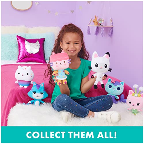 Gabby’s Dollhouse, 7-inch Kitty Fairy Purr-ific Plush Toy, Kids Toys for Ages 3 and up