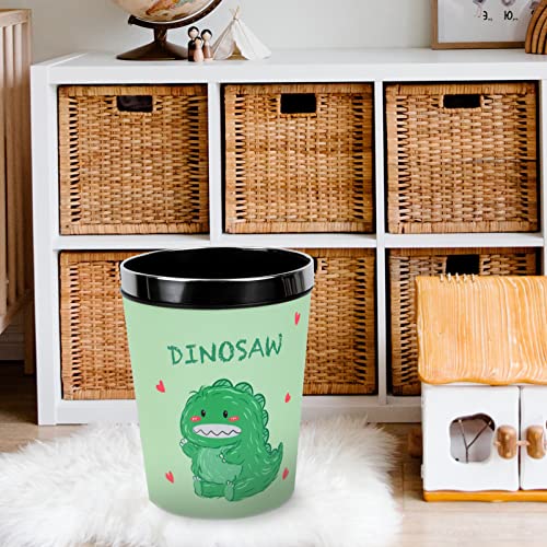 DOITOOL Bin Bins bin: Wastebasket Holder Recycle cans Garbage Clamping Gallon Kids Round Bathroom Boys Paper Large car Ring can Adorable Kitchen Room Small Basket: for You Round Basket Round Basket