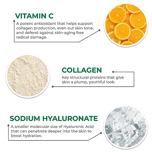 Mario Badescu Vitamin C Serum for All Skin Types | Lightweight Serum with Vitamin C & Sodium Hyaluronate | Visibly Reduces Signs of Aging | 1 Fl Oz (Pack of 1)