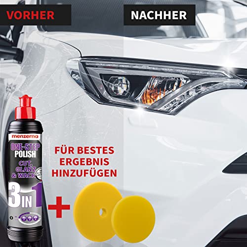 Menzerna 3 in 1 One Step Polish - Medium Cut Polish β high-Gloss Finish and Seal in one (8 fl oz)