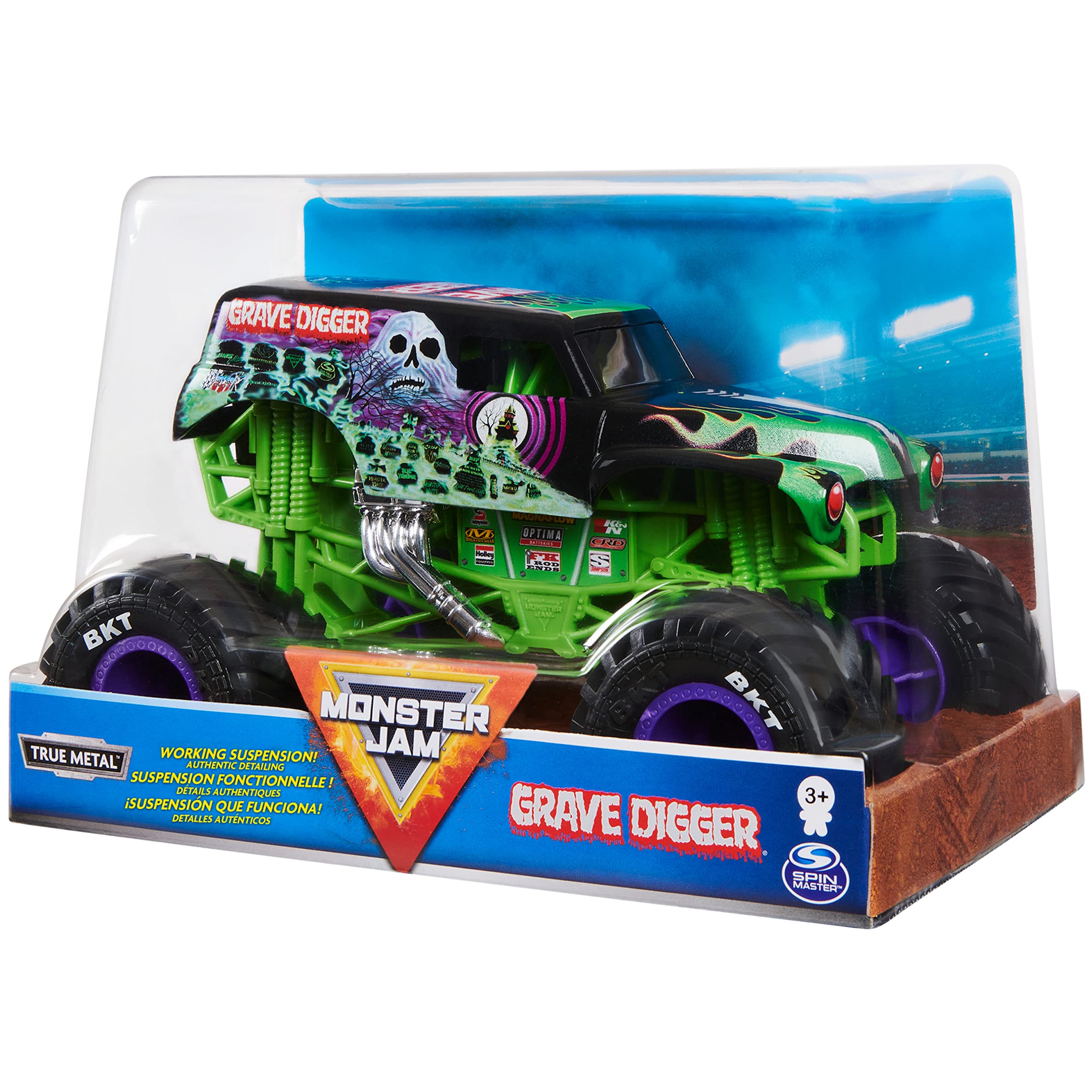 Monster Jam, Official Higher Education Monster Truck, Die-Cast Vehicle, 1:24 Scale
