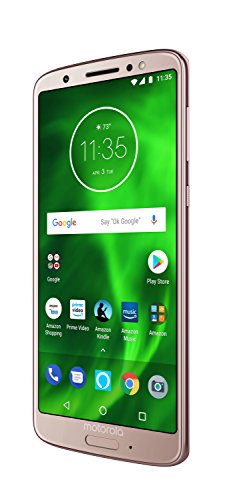 Moto G6 with Alexa Hands-Free β 32 GB β Unlocked (AT&T/Sprint/T-Mobile/Verizon) β Oyster Blush - Prime Exclusive Phone