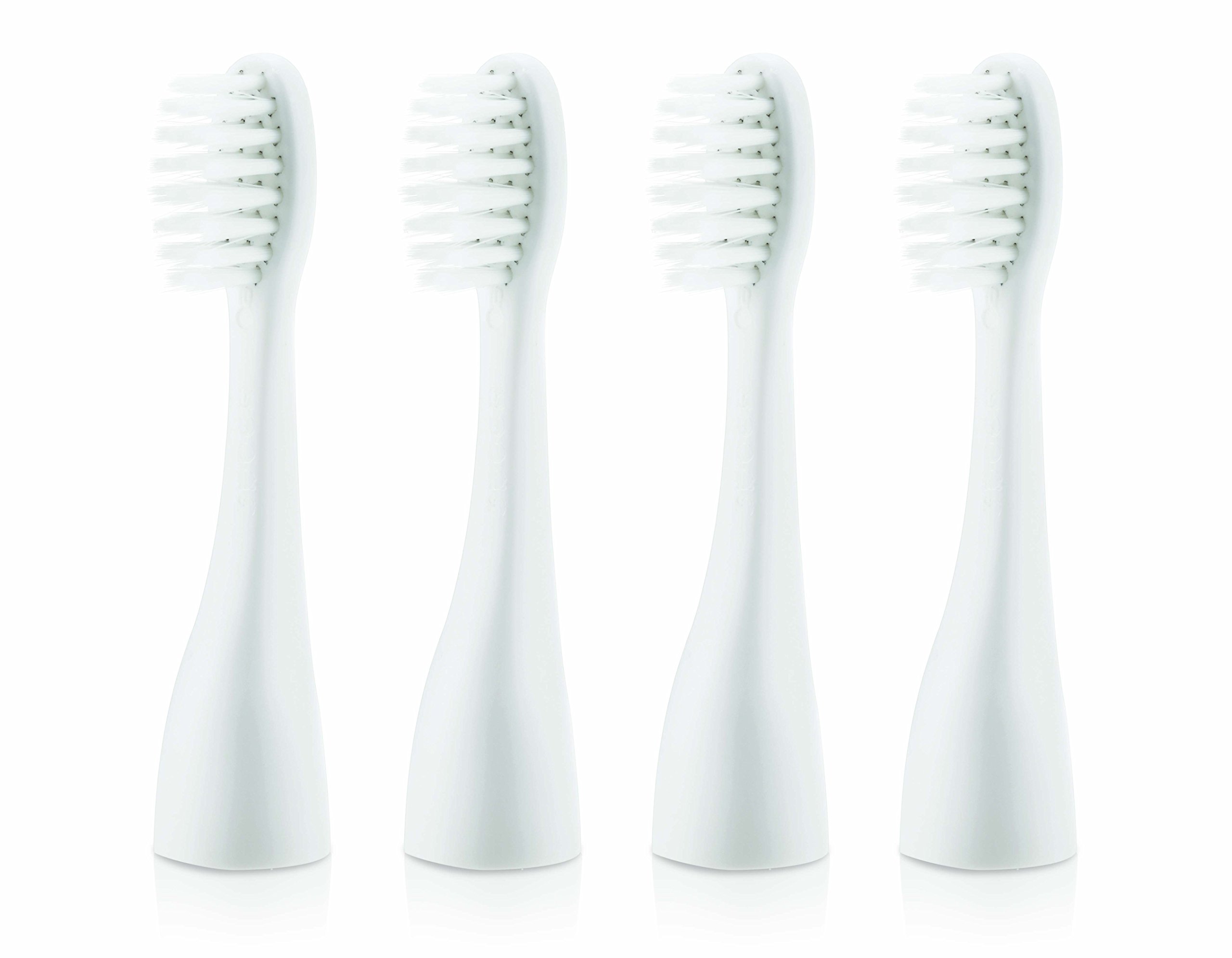 Nuby Vibrating Toothbrush Replacement Heads, Pack of 4