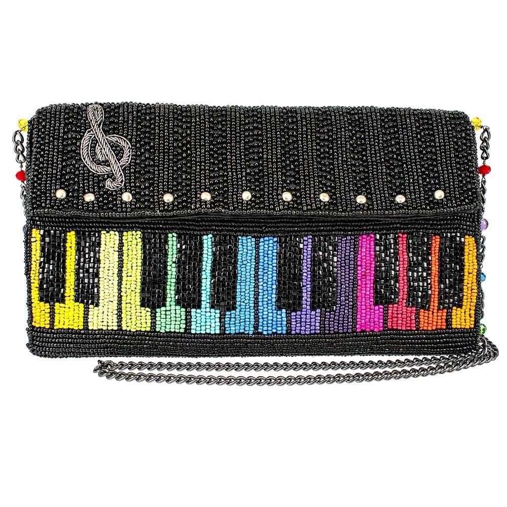 Mary Frances Key Player Crossbody Piano Handbag