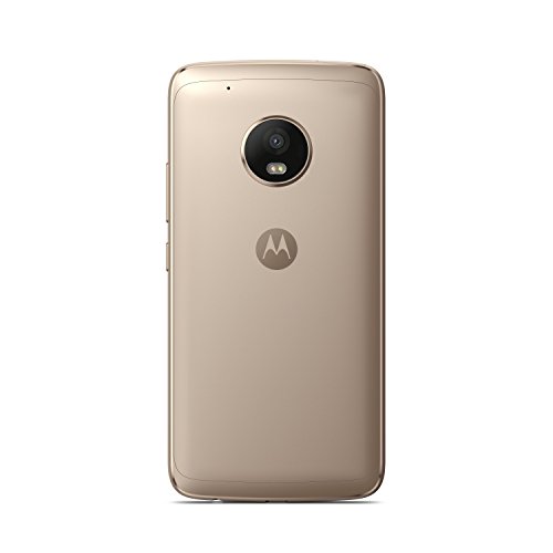 Motorola Moto G5+ Plus 32GB (5th Generation) - 5.2" Full HD, Snapdragon 625, SIM GSM Factory Unlocked - International Version - No Warranty (Gold)
