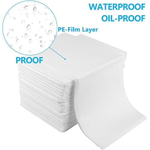 DEAYOU 40 PCS Disposable Spa Bed Sheets, Waterproof Massage Table Sheet Protector, Non Woven Fabric Bed Cover for Massage Therapy, Beauty Salon, Tattoo, Hotels, Esthetician, 31" x 67", Oil-Proof