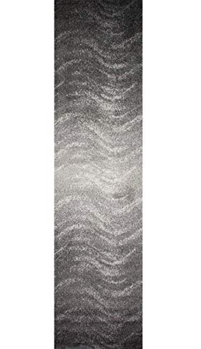 nuLOOM Julene Abstract Waves Area Rug, 5' x 8', Grey