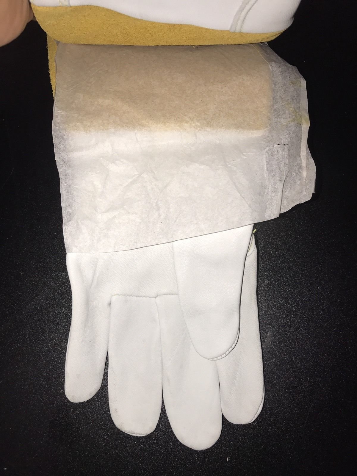 Tillman 1338 Top Grain Goatskin TIG Glove with Glide Patch Large White