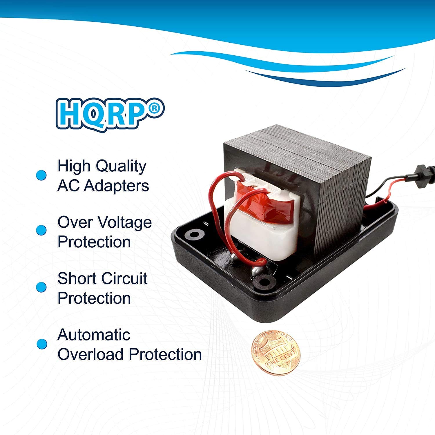 HQRP AC Adapter Compatible with BOSS BRC-120 BRC-120T A41408DC GT-3, GT-8, GS-10, VF-1, GX-700 Guitar Effects Processor, Power Supply Cord Transformer