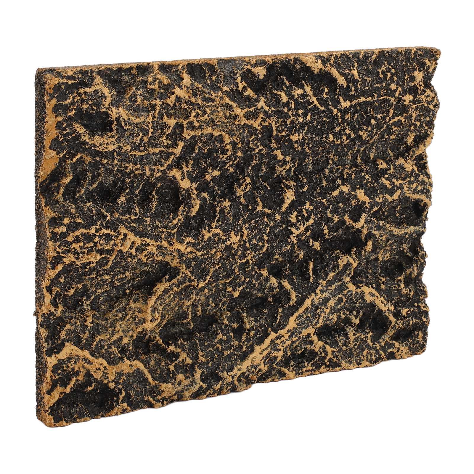 AYNEFY Reptiles Reptile Decorative Supplies, Rock Terrarium Background 3D Rock Stone Background Decorations Backdrop for Fish Reptiles Amphibians Turtles Reptile (17.5 * 13cm)