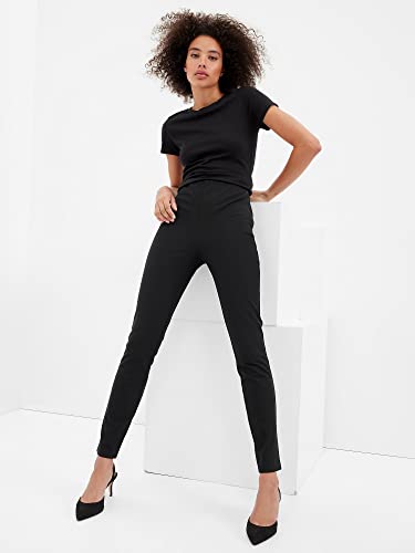 GAP Womens Skinny Ankle Zip Legging Black 1 10