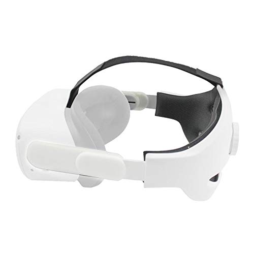 Balance Weight Headband Strap Comfortable Adjustable Head Strap Helmet Belt for Quest 2 Elite Strap VR Headset with On-Ear Headphone Earbuds