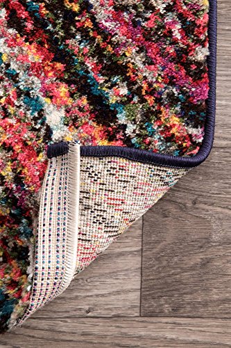 nuLOOM Samira Warp Area Rug, 5' Round, Multi