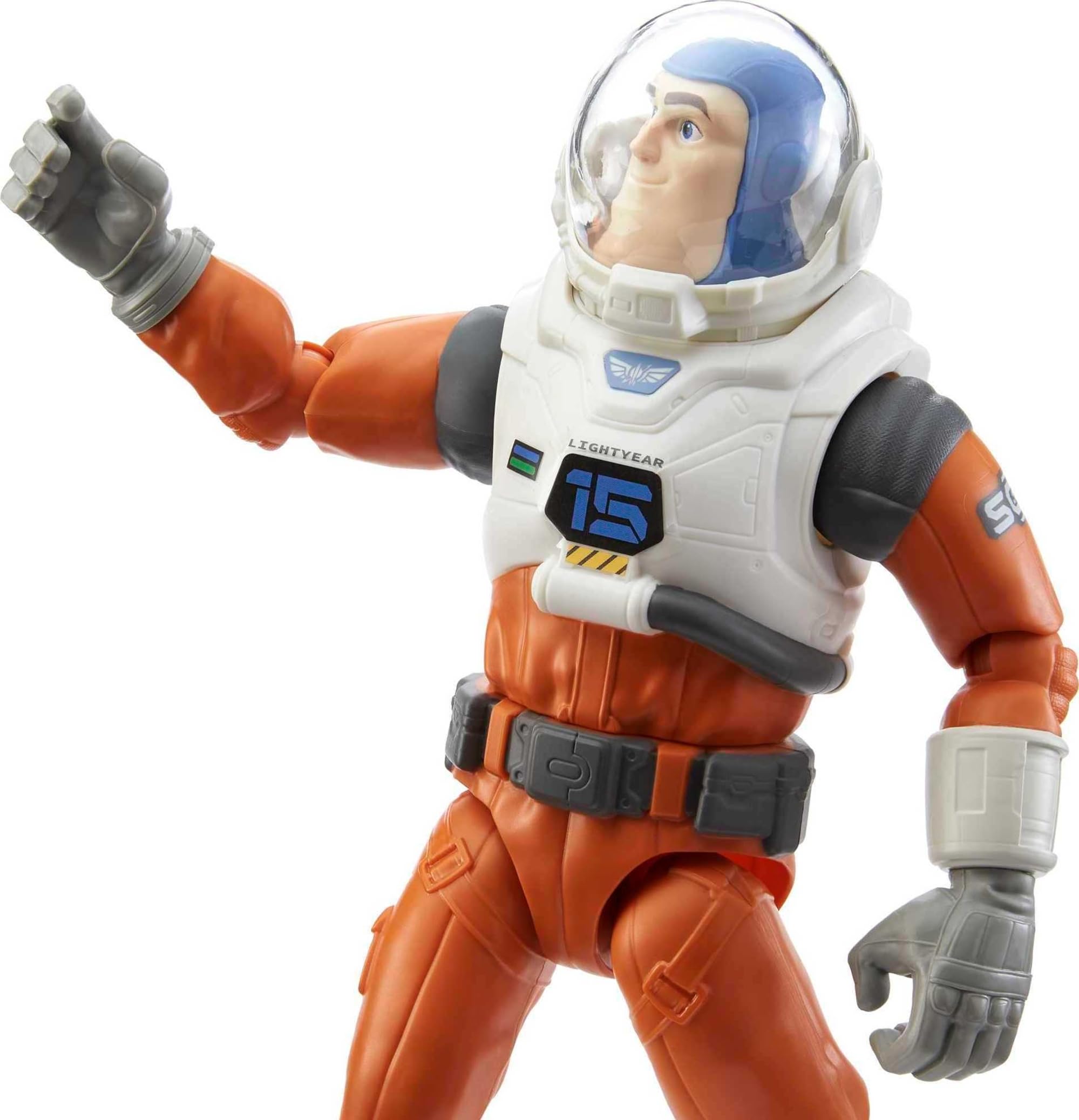 Mattel Disney and Pixar Lightyear Large Scale XL-15 Buzz Lightyear Action Figure with 14 Movable Joints, 12-inch Collectible Inspired by the Movie