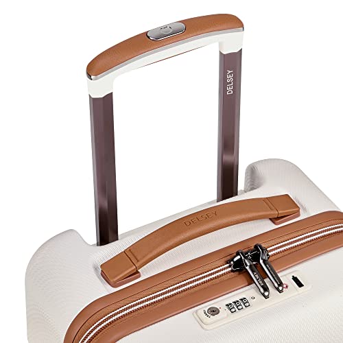 DELSEY Paris Chatelet Hardside 2.0 Luggage with Spinner Wheels, Angora, Carry-on 19 Inch