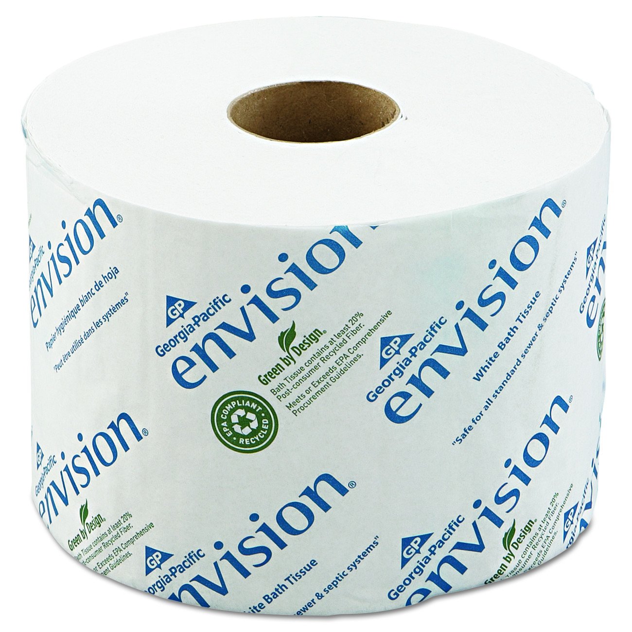 Georgia Pacific Professional GPC 1944801 GPC 194-48/01 High-Capacity Bath Tissue, 2-Ply, 3-19/20" Width, 4-1/20" Length, White (Pack of 48000)