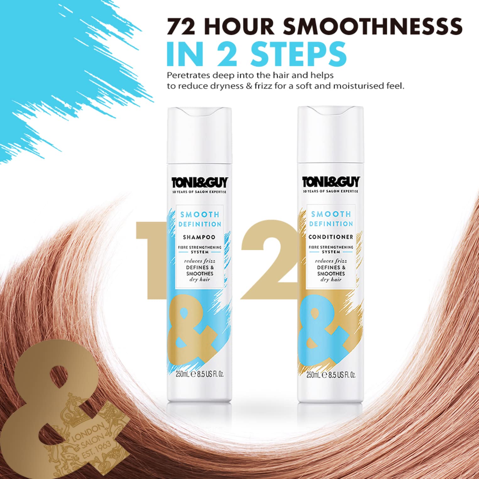Toni&Guy Cleanse Shampoo for Dry Hair, 8.5 Fluid Ounce
