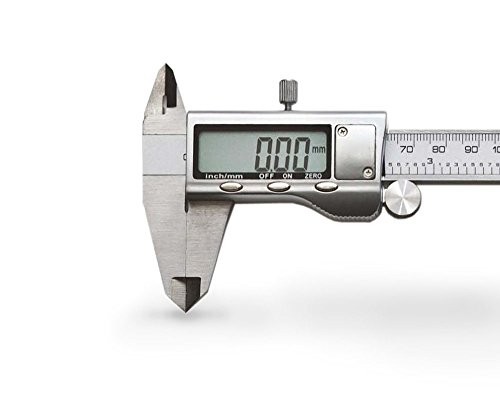 Bit Digital Calipers | Exclusive Electronic Calipers Stainless Steel with Extreme Degree Accuracy | 4 Measurements Big LCD with SAE or Metric System and Tri-Mode Function | Case Box Present Included