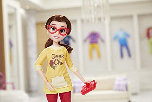Disney Princess Comfy Squad Belle, Ralph Breaks The Internet Movie Doll with Comfy Clothes and Accessories