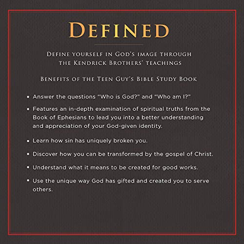 Defined - Teen Guys' Bible Study Book: Who God Says You Are