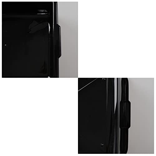Gloreen 4 Pack Bus Box Commercial, 13 L Dirty Dish Bin Utility Tub, Black