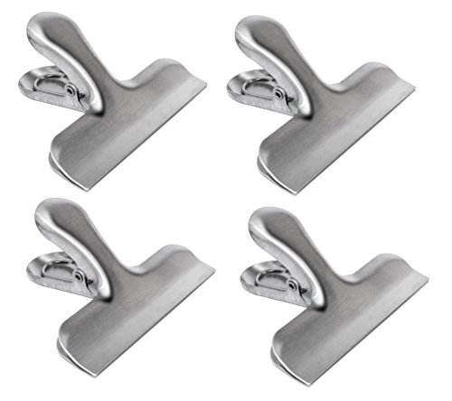 Norpro 168 Stainless Steel Bag Clips, 4-Piece
