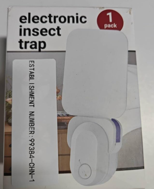 Gnat Trap for House Indoor Flying Insect Trap Bug Catcher Plug in Fly Trap Indoor Mosquito Trap UV Bug Light Bug Catcher with 5 Sticky Bug Trap Boards for Home Office